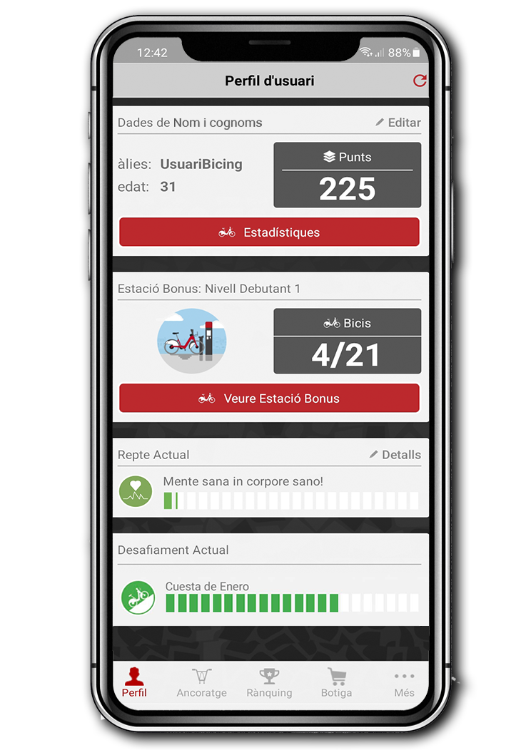 app Joc Bicing | Bicing